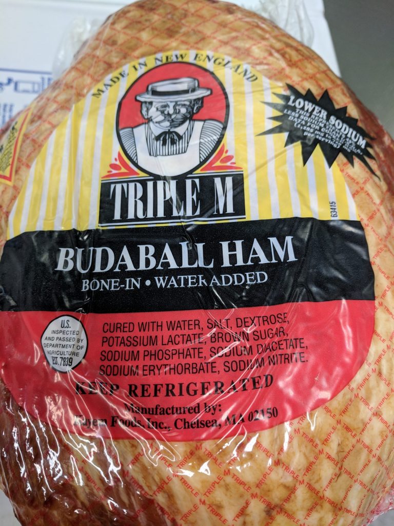Bone In Budaball Ham Half (7-11 lbs.) - Jeannotte's Market
